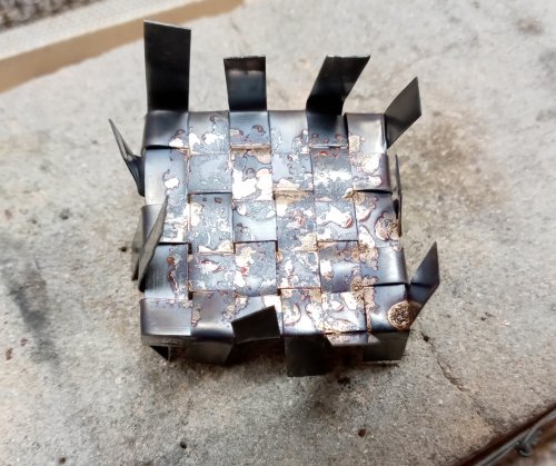 Make Woven Metal Strips to Use in Your Designs | Metalwork